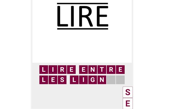 Solutions complète Dingbats Entre les lignes
